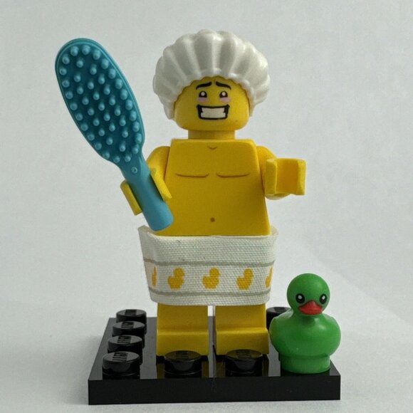 Lego | Toys | Lego Shower Guy Minifigure W Base 725 Col19 Shower Cap ...